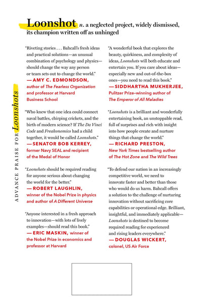 Loonshots: How to Nurture the Crazy Ideas That Win Wars, Cure Diseases ...